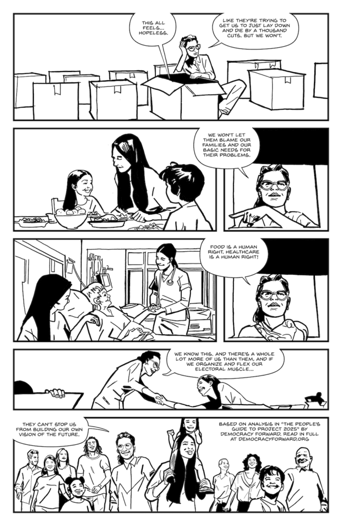 War on the Working Class - Stop Project 2025 Comic